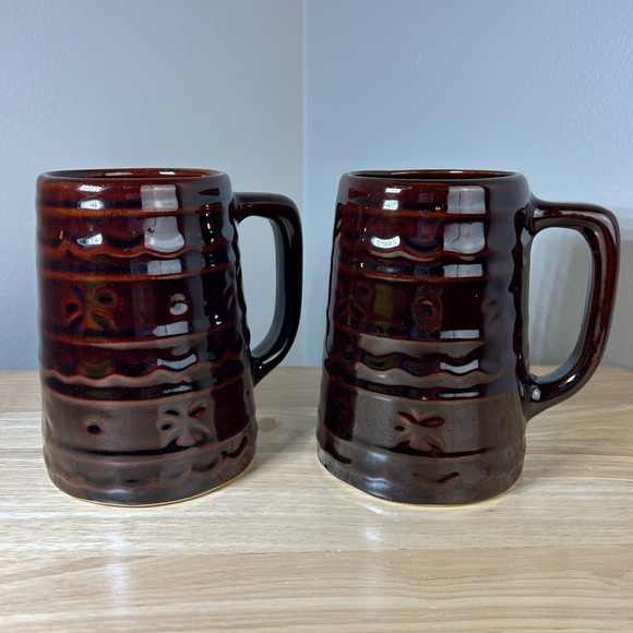 Marcrest | Kitchen | Pottery Stein Mugs 2 Usa Marcrest Stoneware Daisy ...